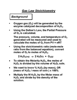 Experiment 18 Rates of Reaction - Experiment 18: Rates of Reaction ...