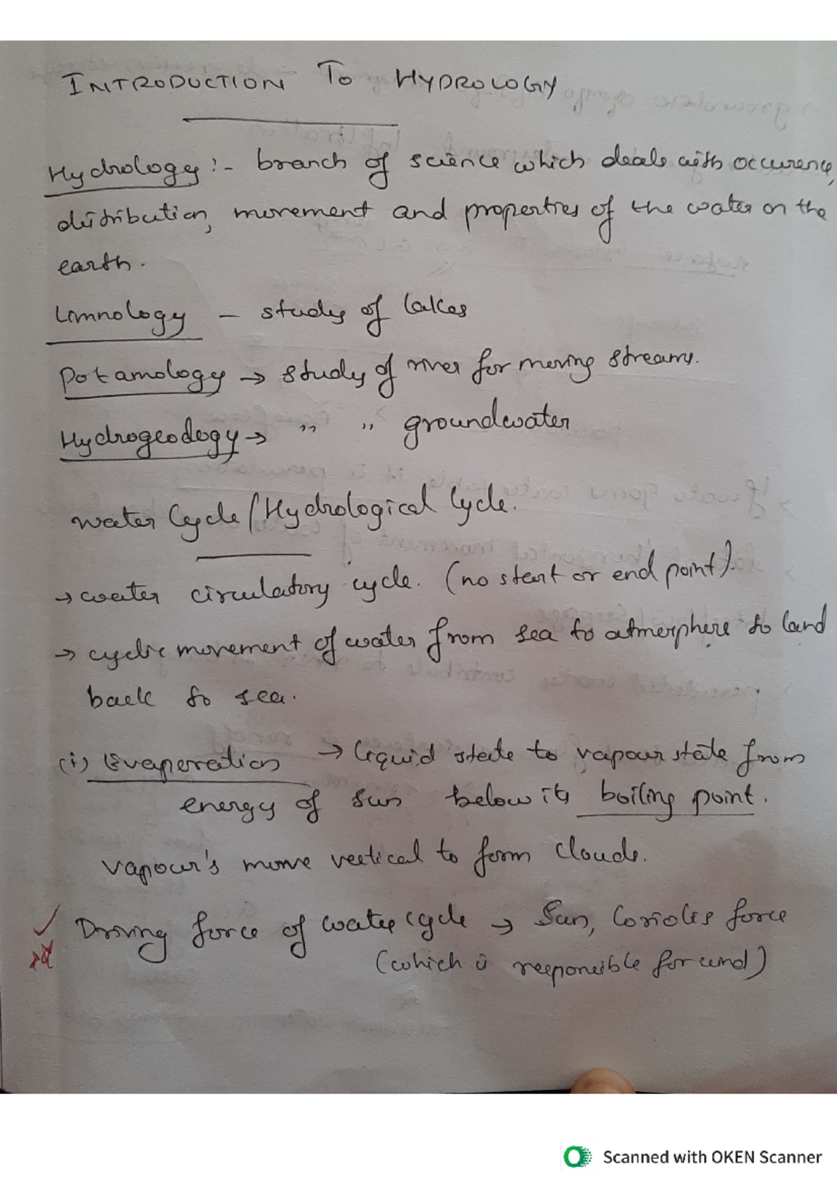 Introduction to hydrology - Hydrology and water resource engineering ...
