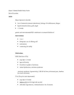 Cole vsim paperwork - Mental Health Case: Sharon Cole Documentation ...