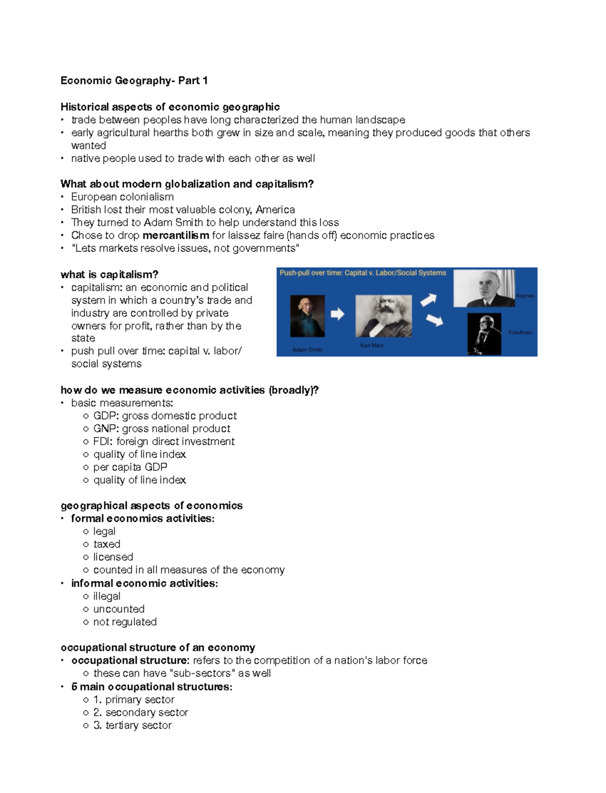 Week 9 Economic Geography- Globalization- Development- Poverty ...