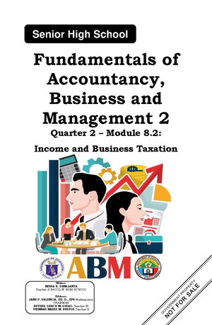 ABM-FABM2-Module -8-Lesson 1- Income AND Business Taxation ...