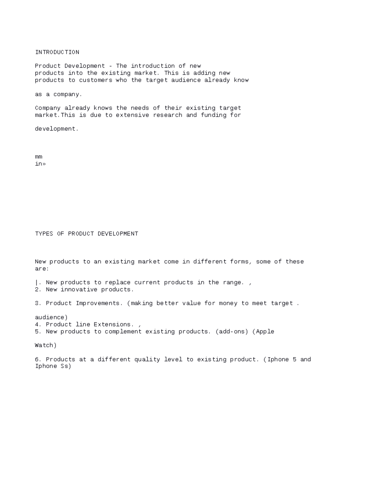 Product Development - INTRODUCTION Product Development - The ...