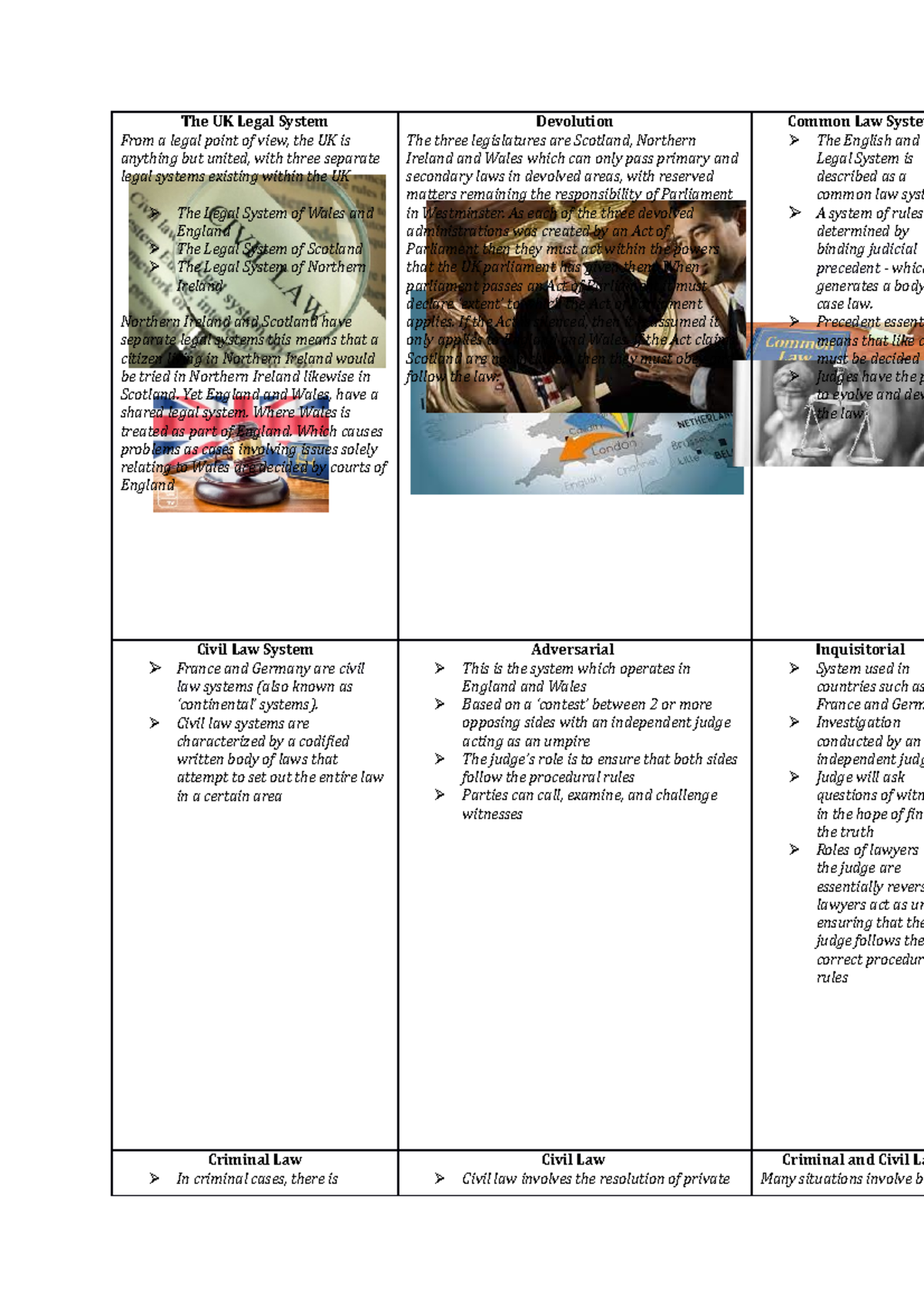 LEFO lecture 1 - The UK Legal System From a legal point of view, the UK ...