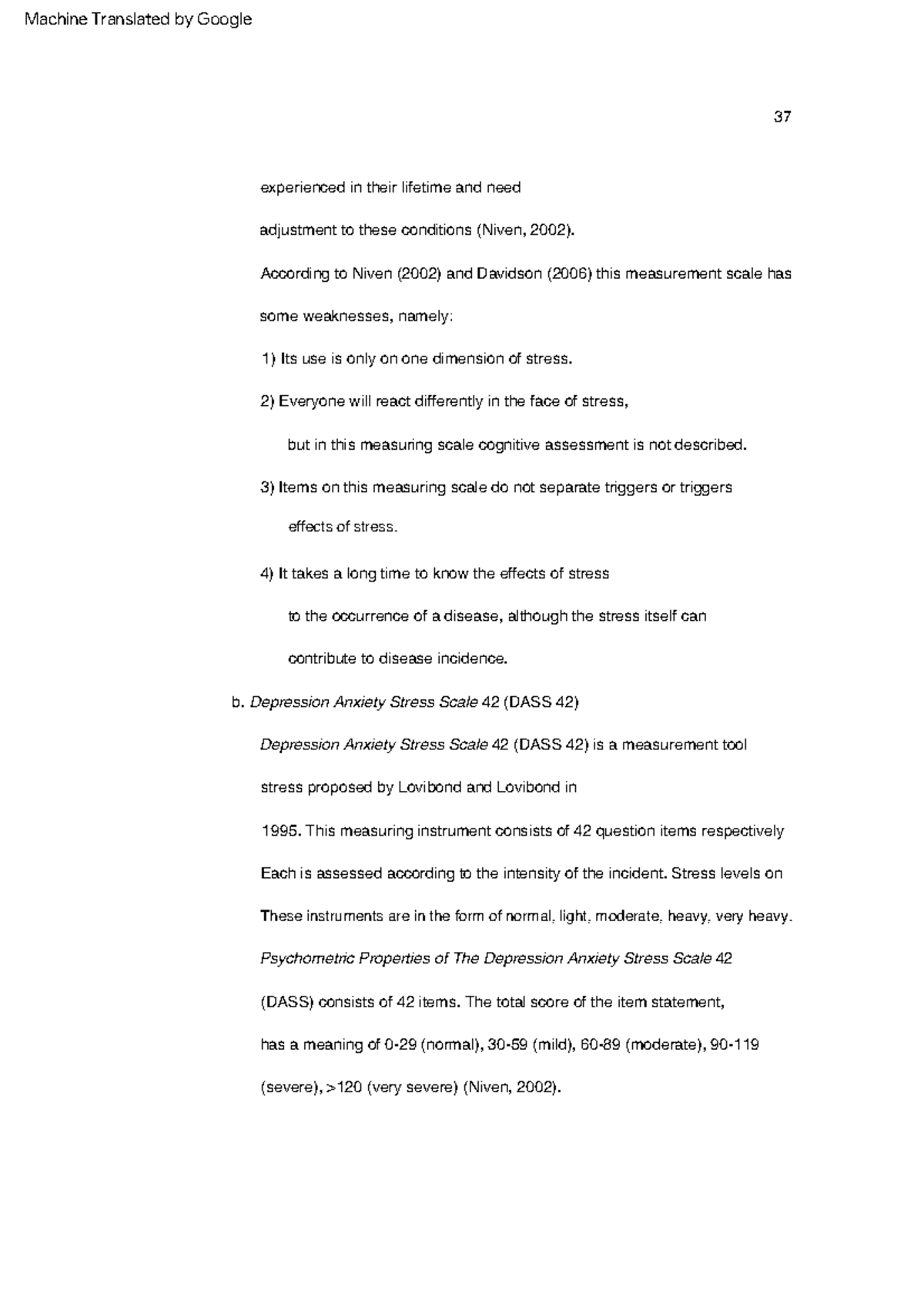 Biological-536 - Notes - has a meaning of 0-29 (normal), 30-59 (mild ...