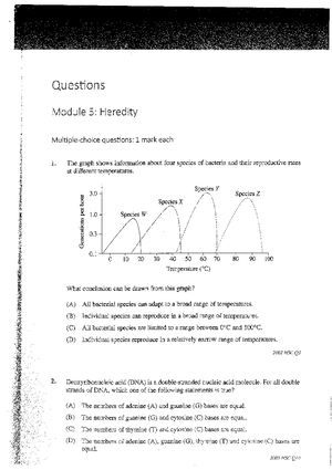 Biology HSC Notes Module 5 - ####### Key Information - Mitosis 1. For ...
