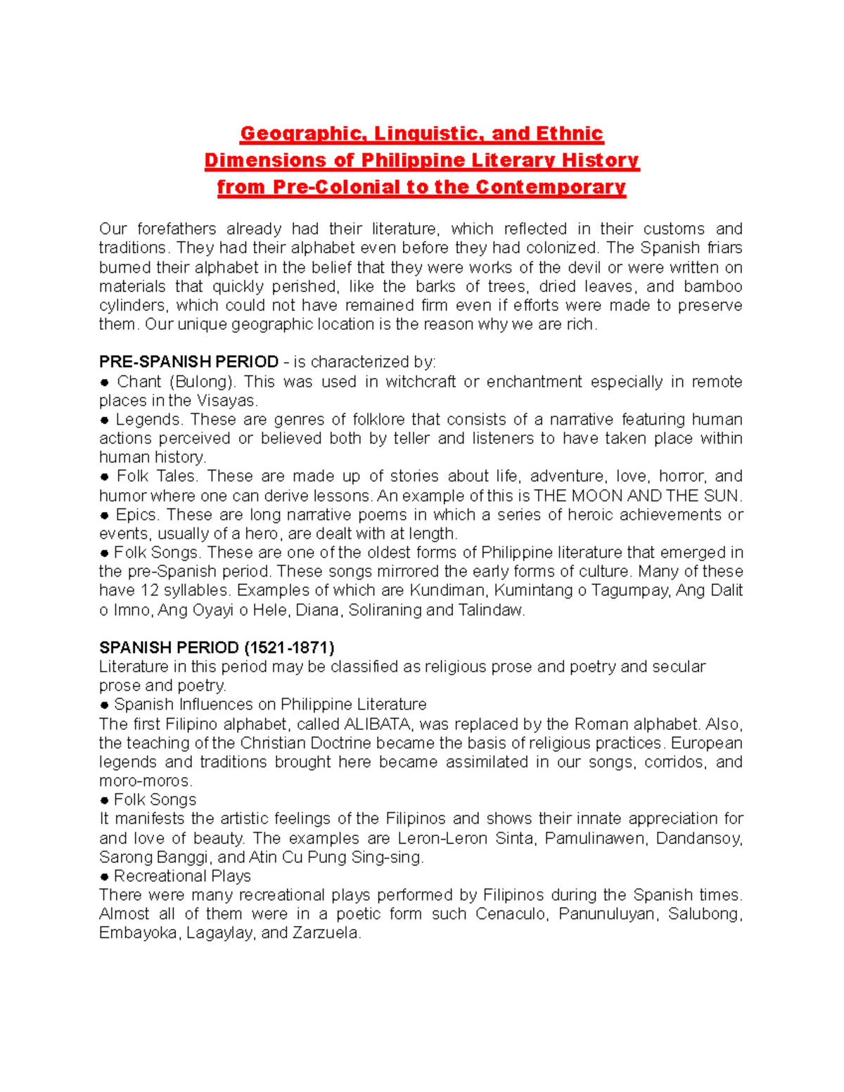 Lecture NO. 1 21ST Century - Geographic, Linguistic, and Ethnic ...