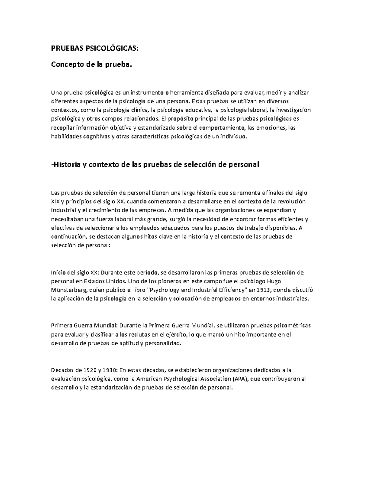 Pruebas Psicológicas - VICULAR MANUAL APRENDIZ - PRUEBAS PSICOLÓGICAS: Concepto de la prueba ...