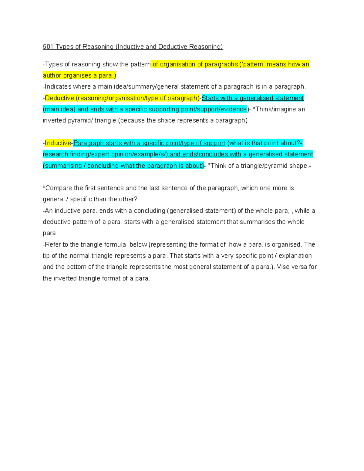 501 Types of Reasoning (ELC501) - 501 Types of Reasoning (Inductive and ...