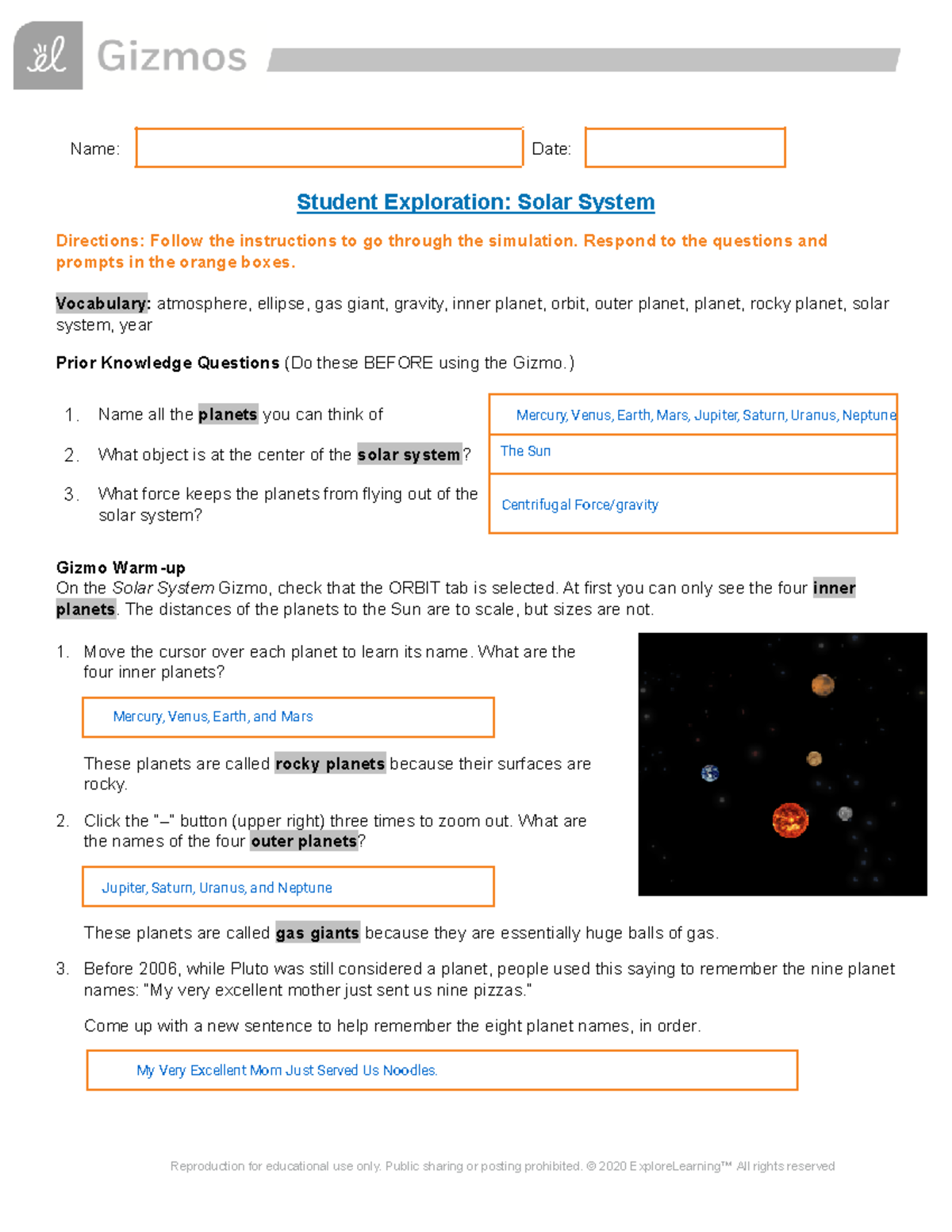 Kami Export - Grayson Ackerman - Solar System SE - Name: Date: Student ...