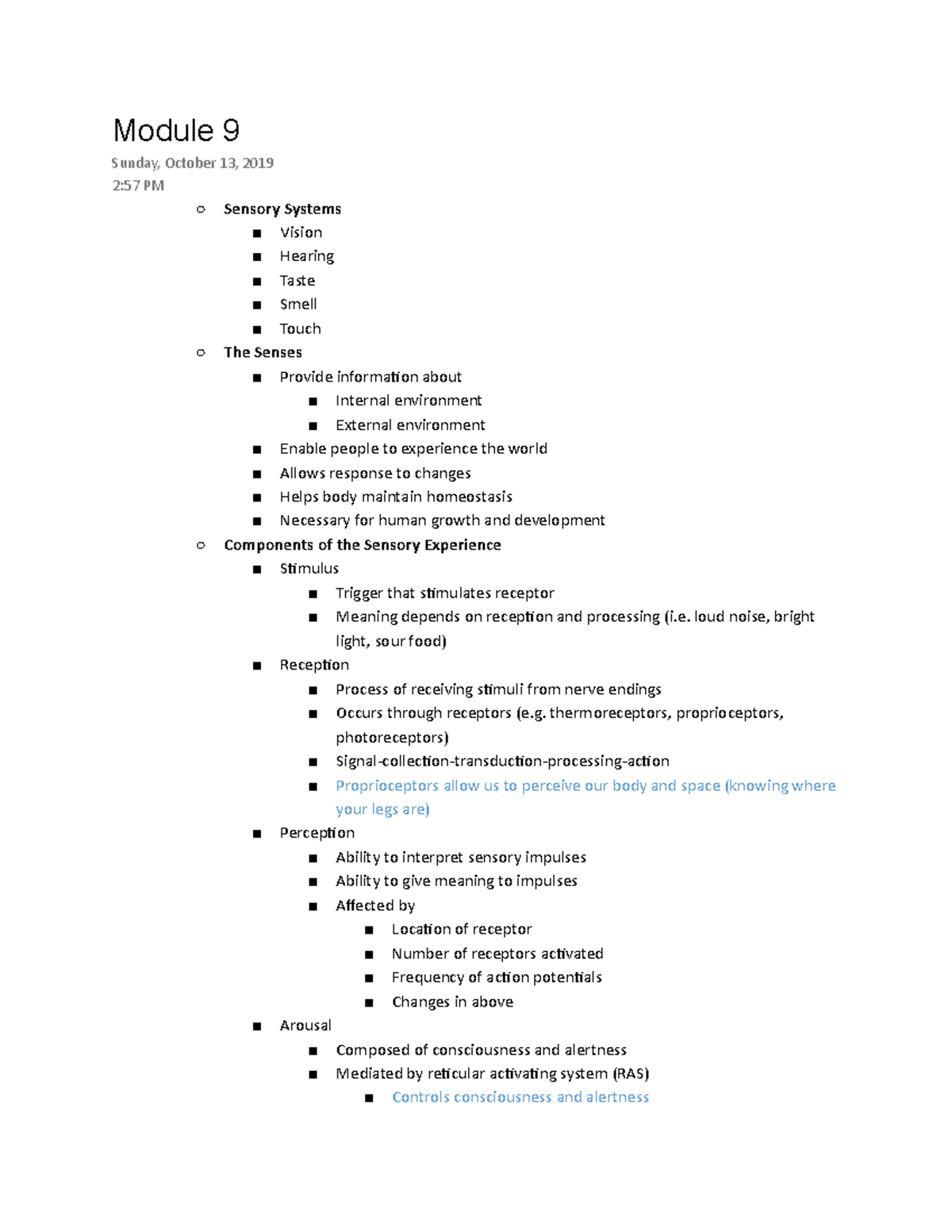 Module 9 Complete Exam Review PPNC1 - Module 9 Sunday, October 13, 2019 ...