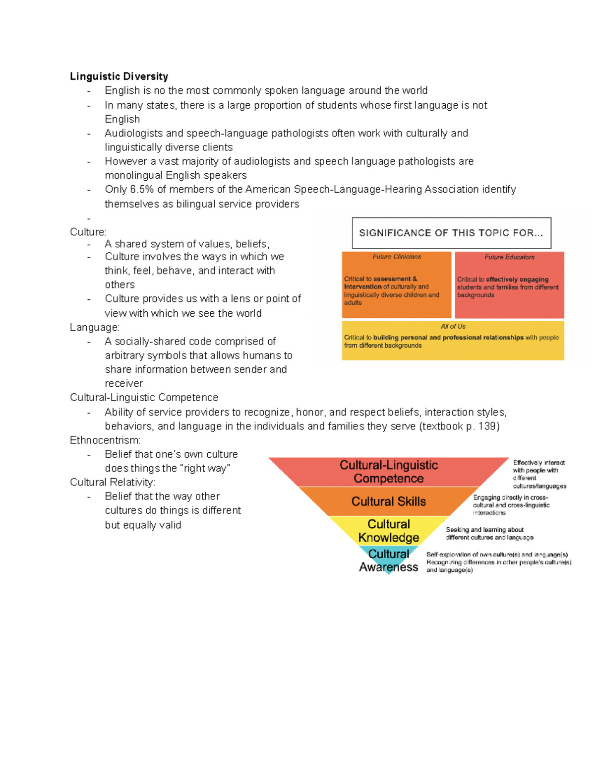 communication disorders - Linguistic Diversity - English is no the most ...
