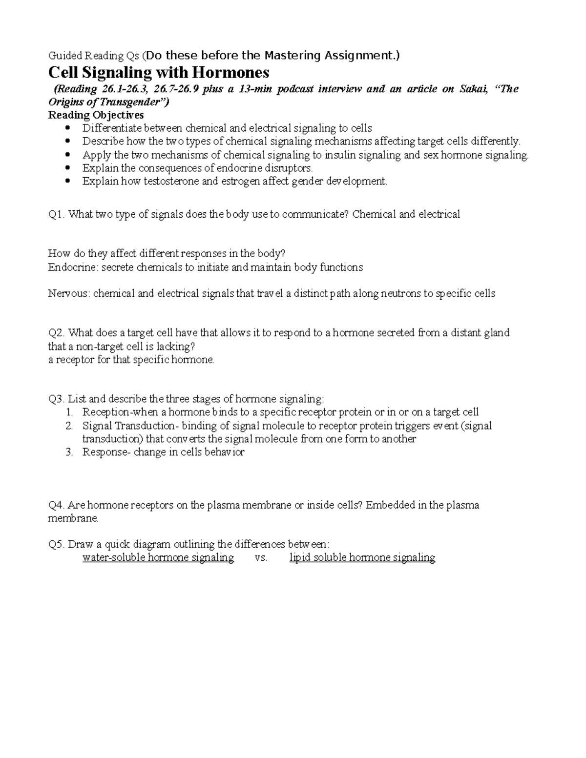 GRQ 5 - GRQ - Guided Reading Qs (Do these before the Mastering ...
