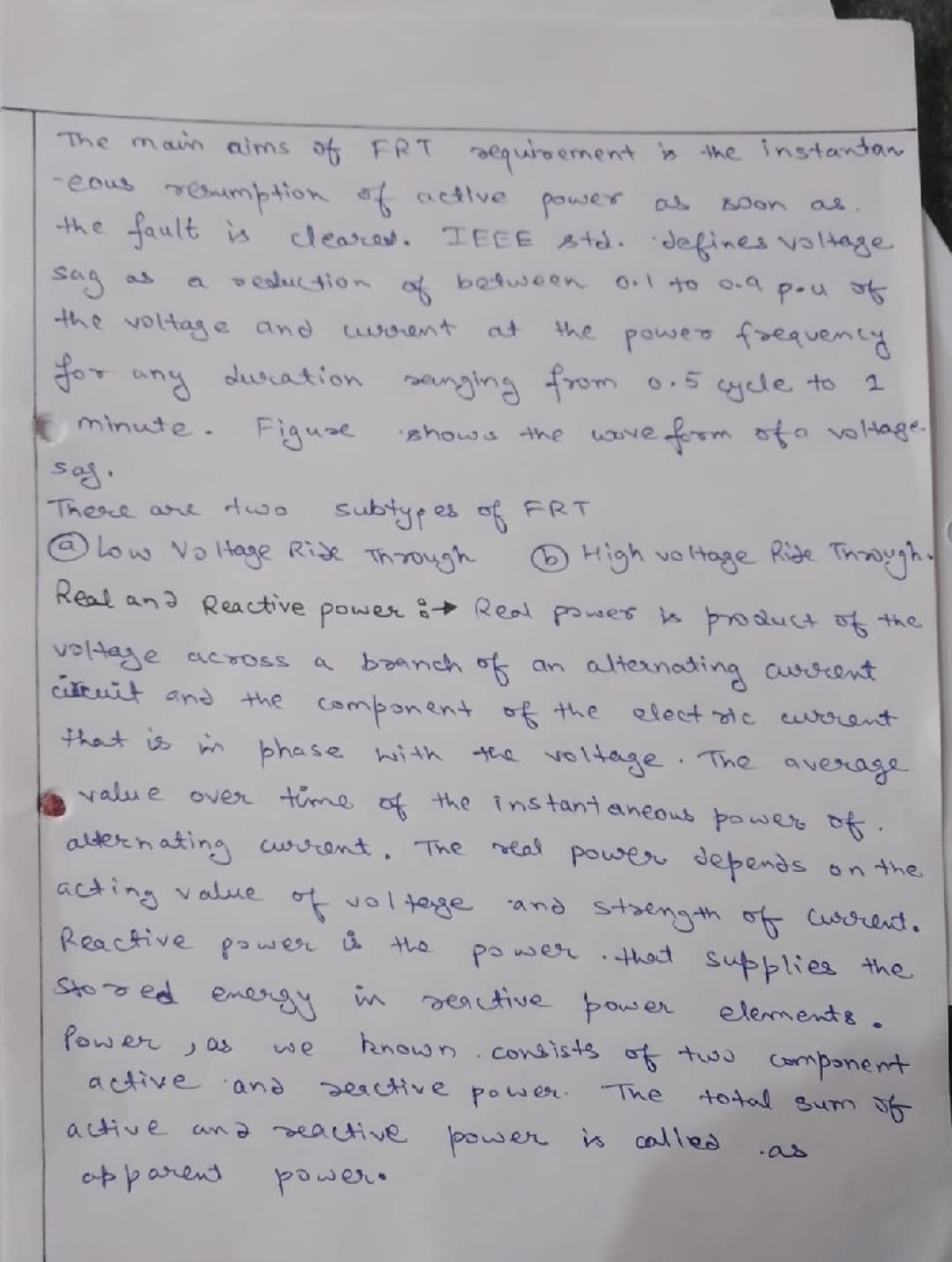 Wse 2 - The mn an arns of FRT eg ernent he nstnan the voltag e and -the ...