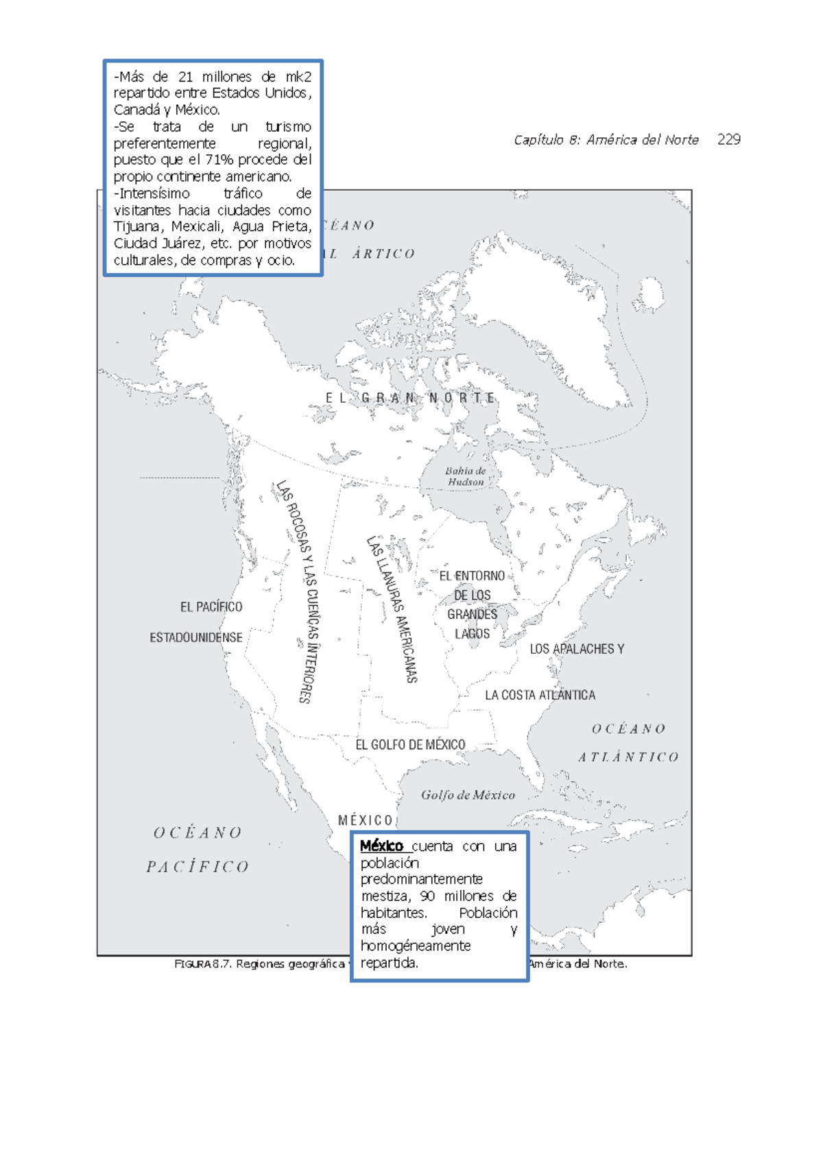 Mapas américa del norte - Capítulo 8: América del Norte 229 FIGURA 8 ...