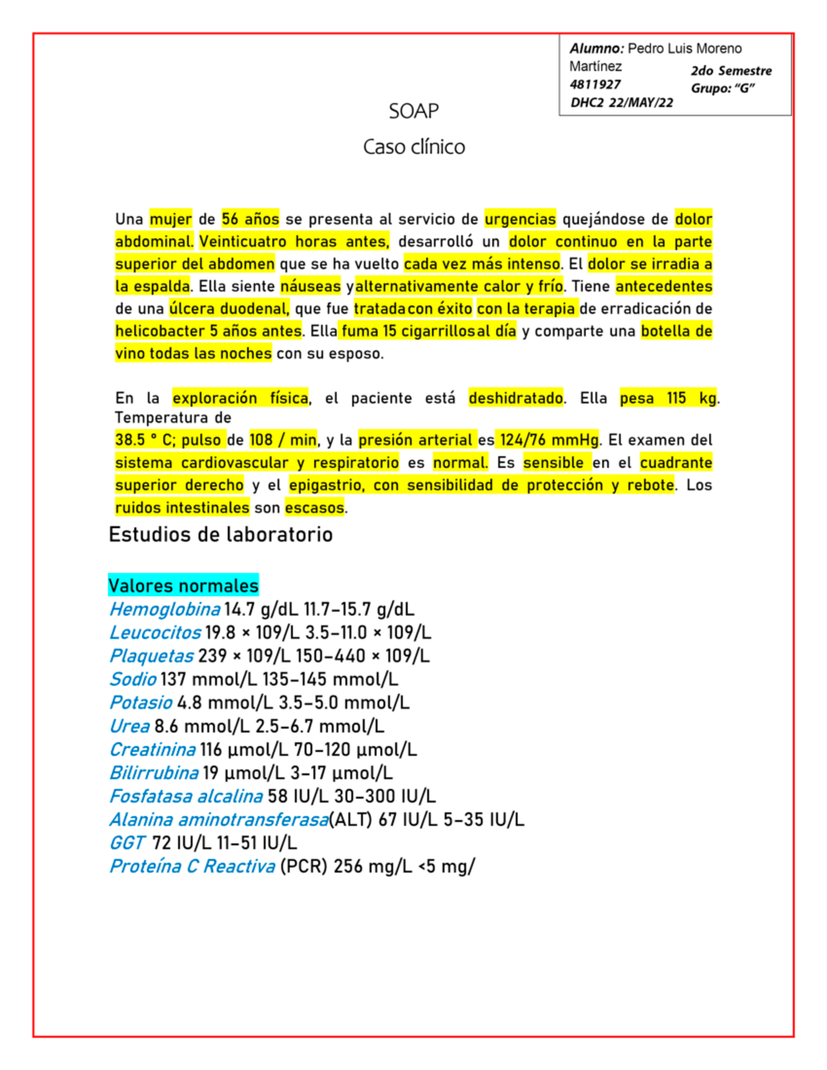 SOAP Pedro - esto es el SOAP que yo realicé, esta completo ...