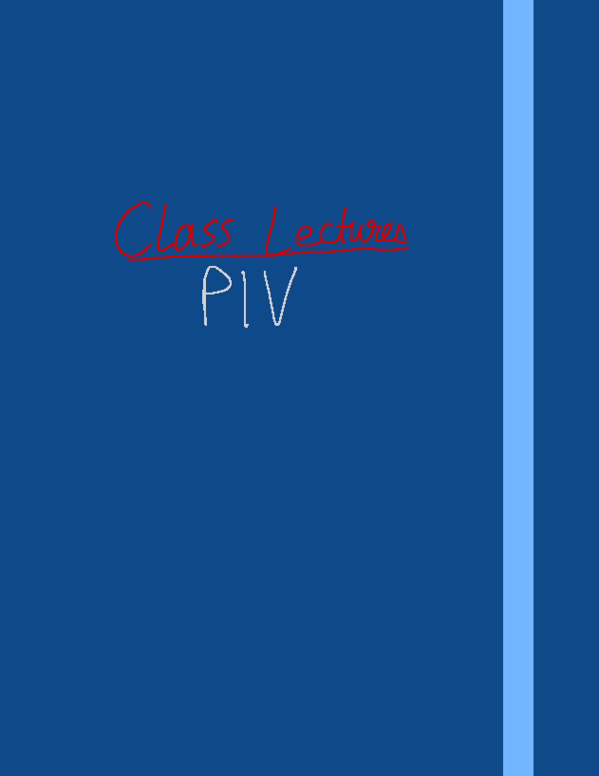 Lecture Notes PIV - clasped Lecture - Partidetsynamies ( 8127120 ...