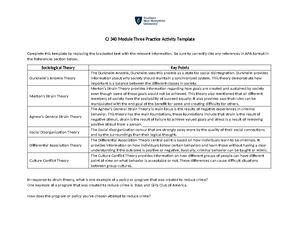 CJ340 Modsixassign - CJ-340 Module six assignment. - Michael Dillard CJ ...