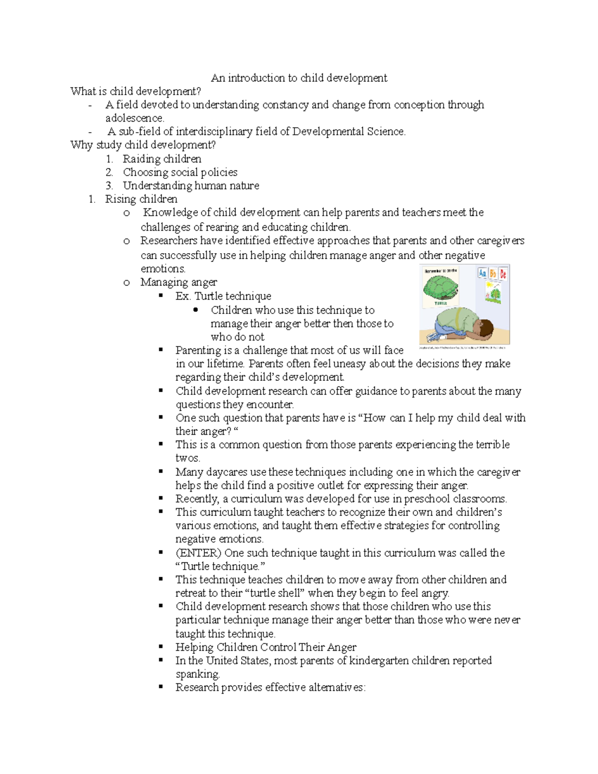 An introduction to child development L1 - An introduction to child ...