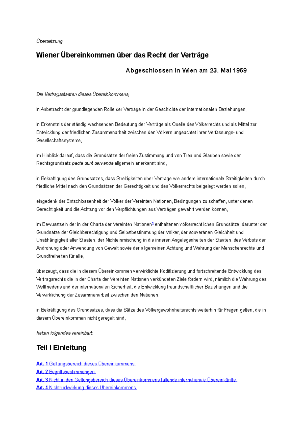 WVK-Uebersetzung - WVK-Übersetzung - Übersetzung Wiener Übereinkommen ...