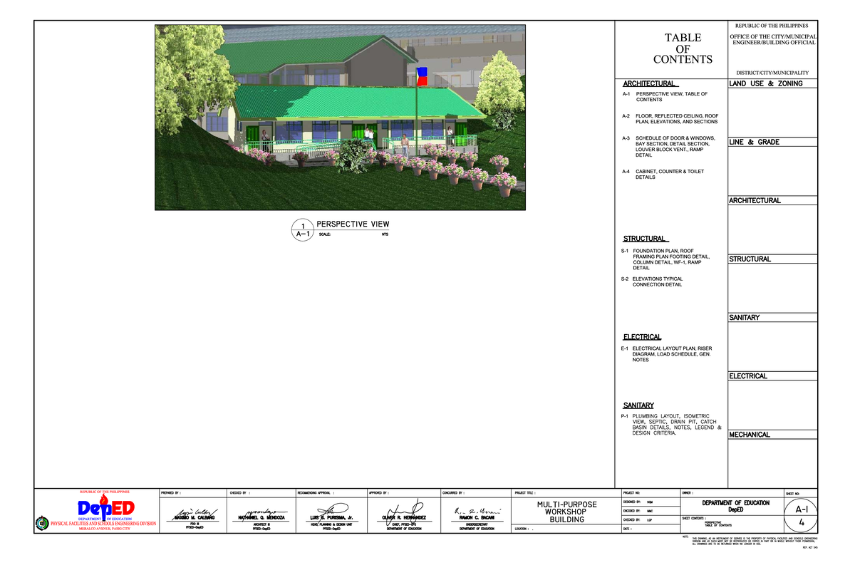 Multi- Purpose Dep ED Standard Design of Department of Public Works and ...