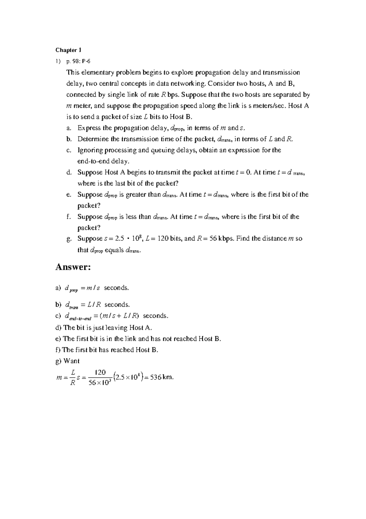 Sample problems and solutions - Chapter 1 p. 98: P- This elementary ...