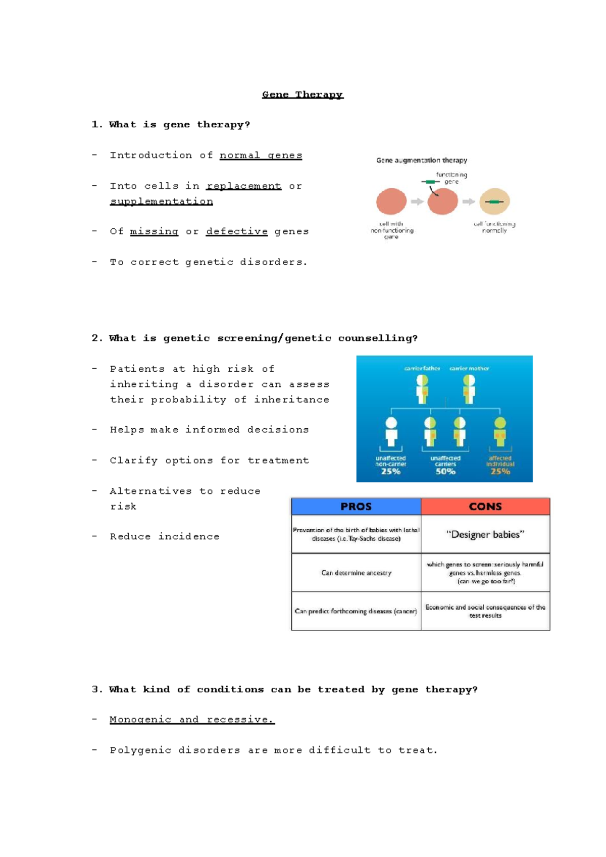 Gene Therapy - Gene Therapy What is gene therapy? Introduction of ...