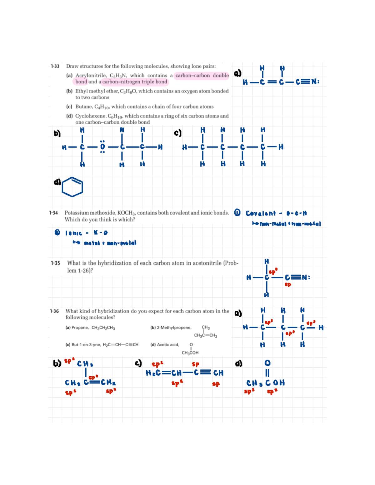 CHM136 Homework - Studocu