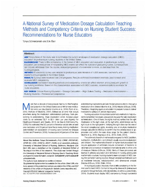 Math time problems practice - NURS 1111 Math Time Problems Practice The ...