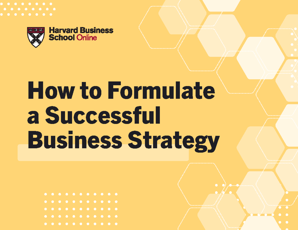 How to formulate successful business strategy - How to Formulate a ...