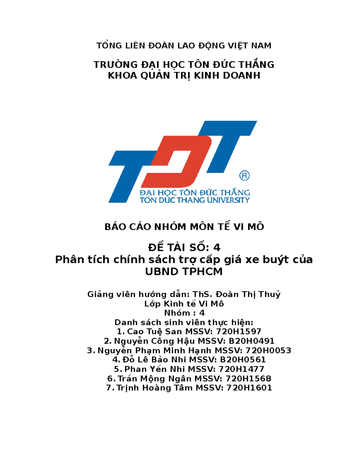 KTVM2 - KTVM - TỔNG LIÊN ĐOÀN LAO ĐỘNG VIỆT NAM TRƯỜNG ĐẠI HỌC TÔN ĐỨC ...