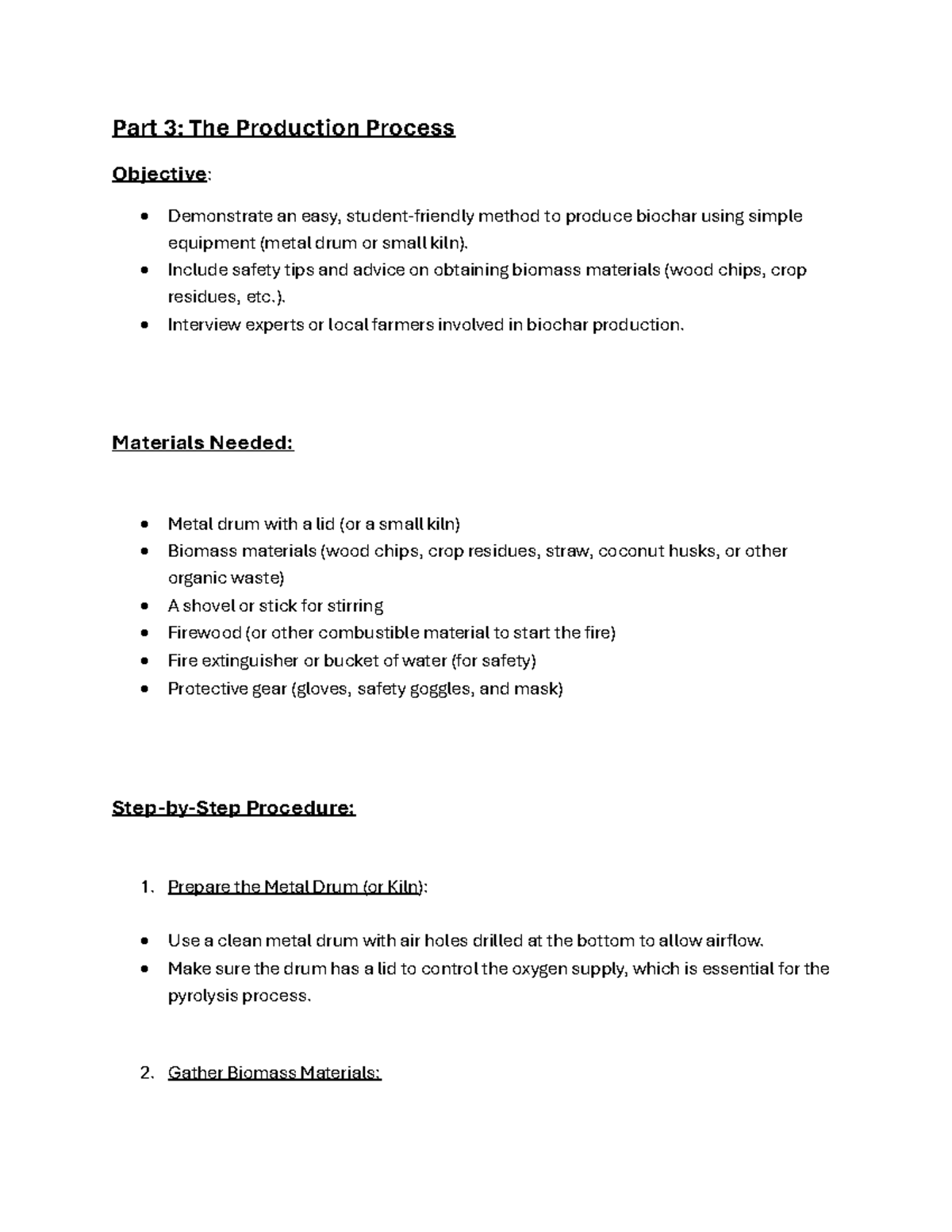 Sociology-1 - Null - Part 3: The Production Process Objective ...