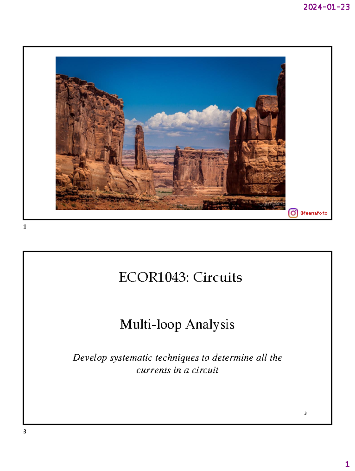 6. Multi-loop circuits W24 - @feenafoto Multi-loop Analysis Develop ...