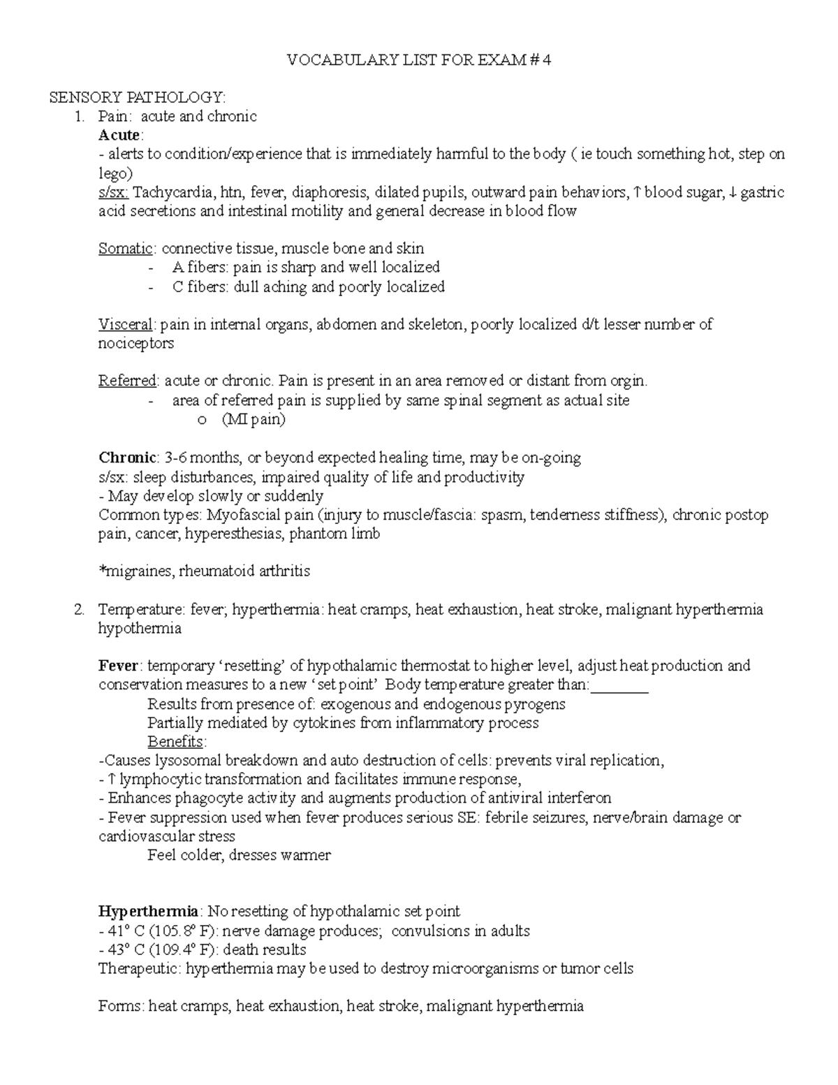 337 VOC LIST FOR EXAM 4 Study Guide For Exam 4 With Peel VOCABULARY 337 VOC LIST FOR EXAM 4 Study Guide For Exam 4 With Peel VOCABULARY