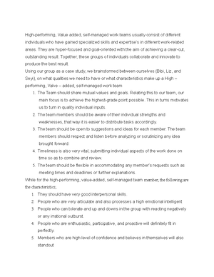 HRPD-702-Individual Dimensions Assignment Requirements - Individual Dimensions Assignment - Studocu