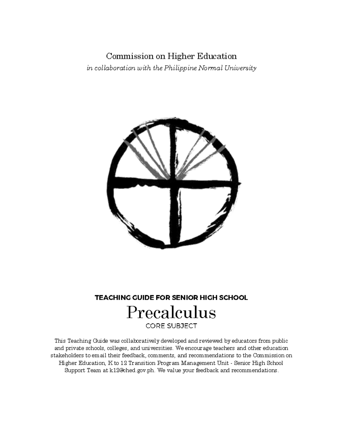 Pre Calculus Unit 3 - TEACHING GUIDE FOR SENIOR HIGH SCHOOL Precalculus ...