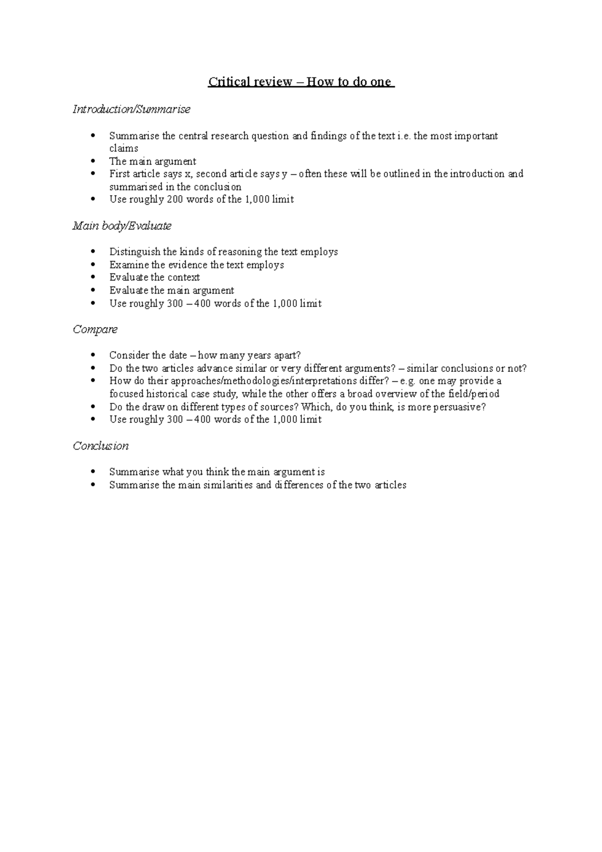 Critical Review How To Do One The Most Important Claims The Main critical-review-how-to-do-one-the-most-important-claims-the-main