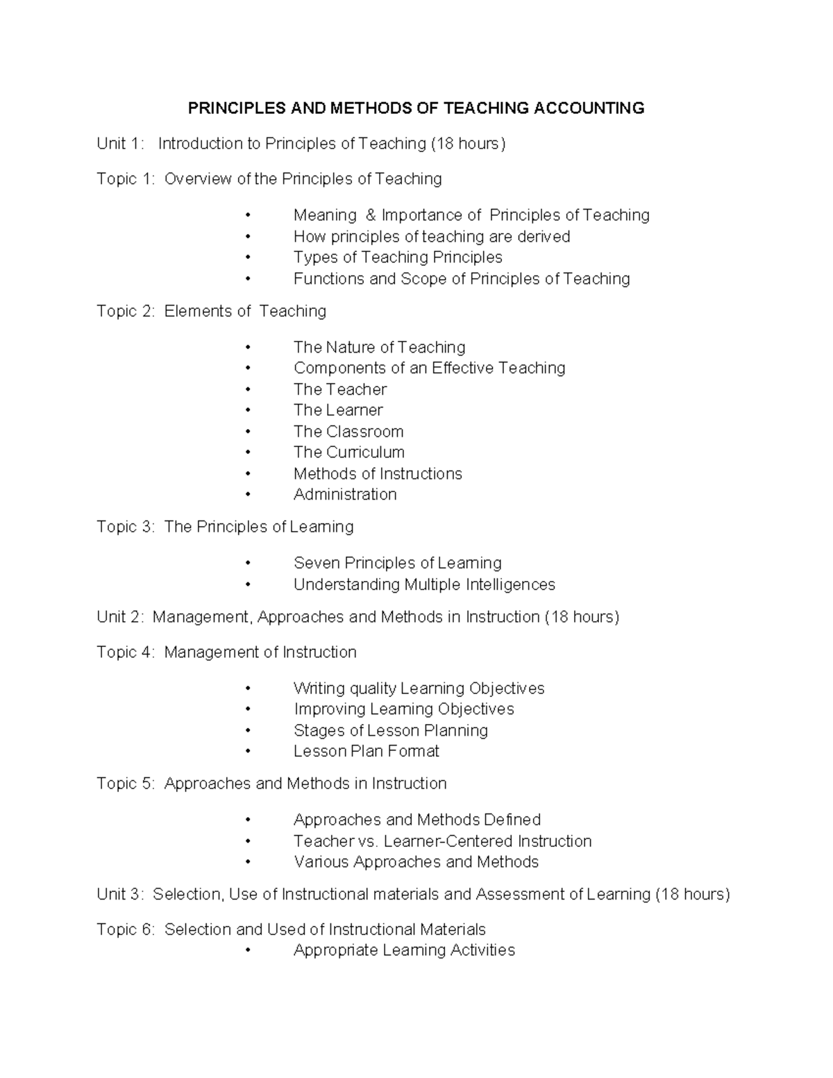 PMTA- Compilation - Notes - PRINCIPLES AND METHODS OF TEACHING ...