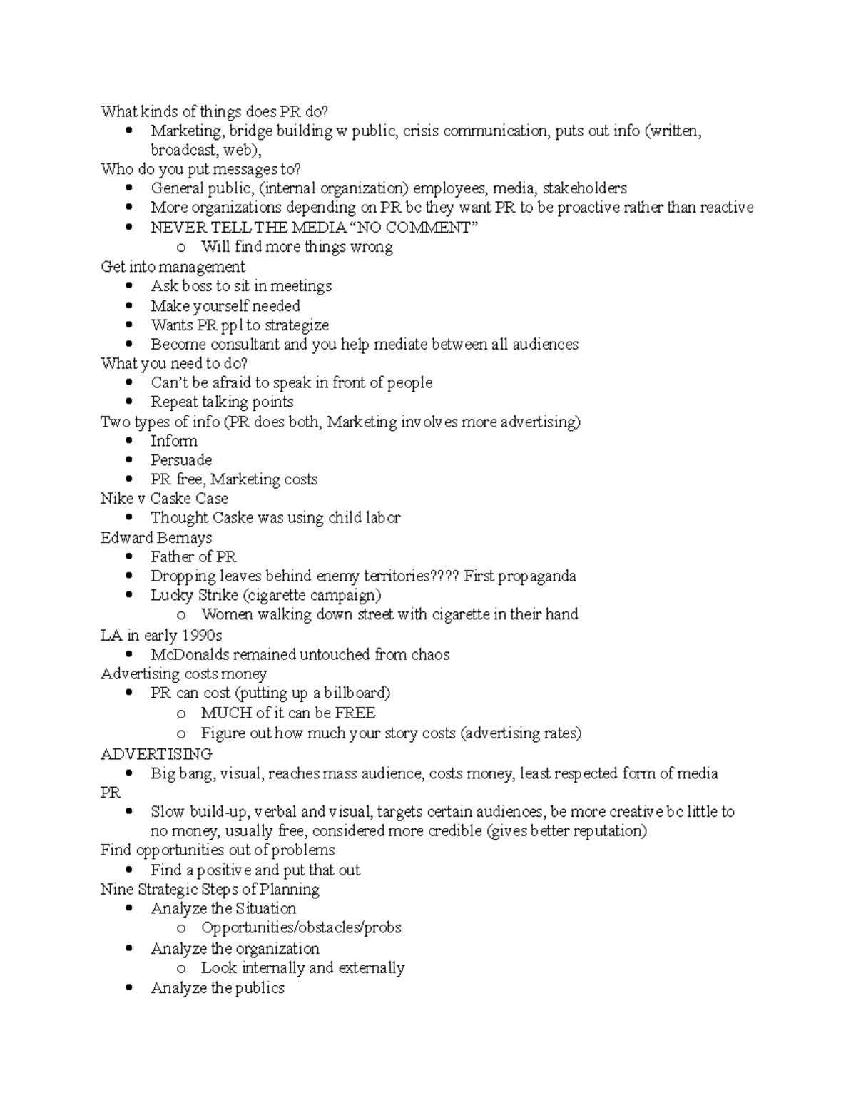 2 What does PR do 9 Strategic Steps - What kinds of things does PR do ...