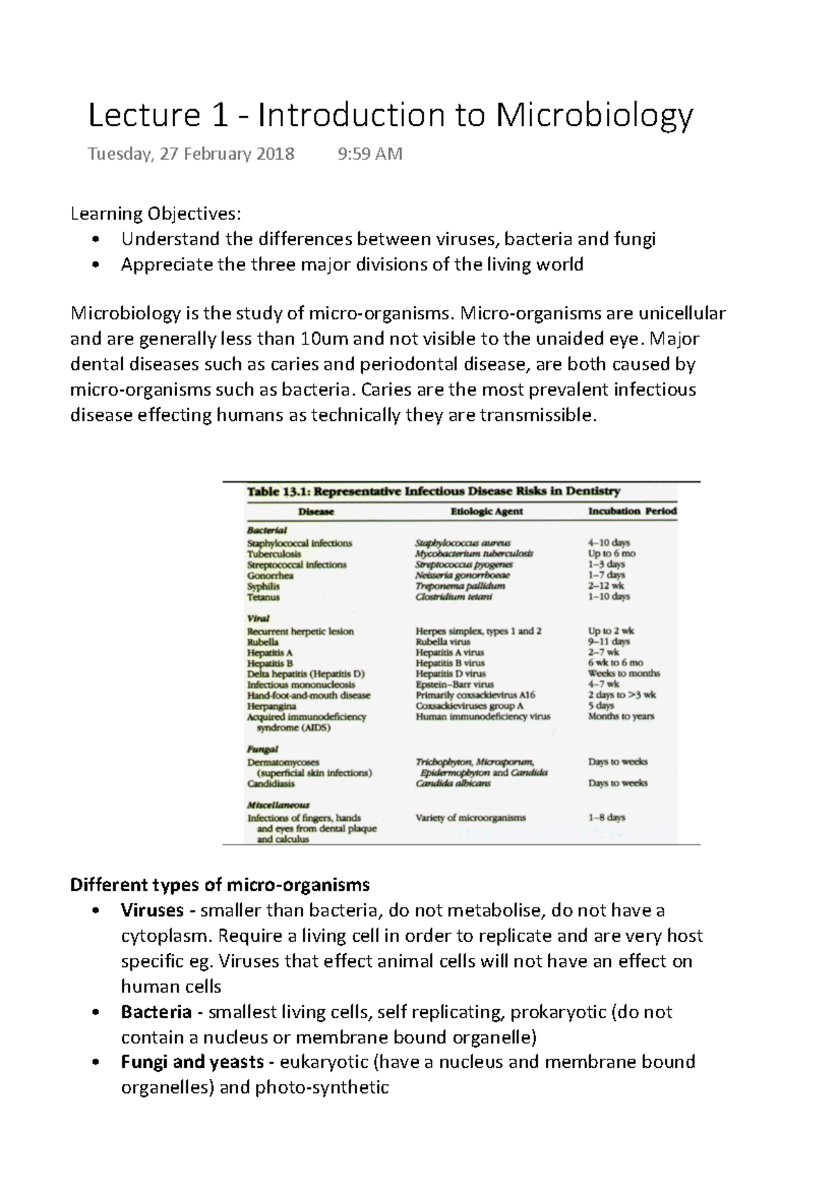 Lecture 1 Introduction To Microbiology Warning Tt Undefined Function 32 Learning