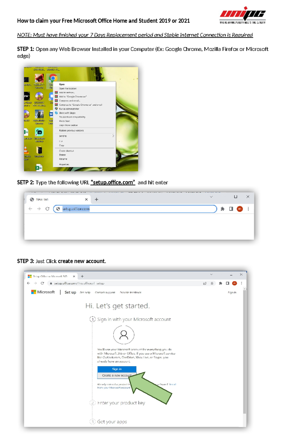 How to claim your Microsoft Office 1 - How to claim your Free Microsoft ...