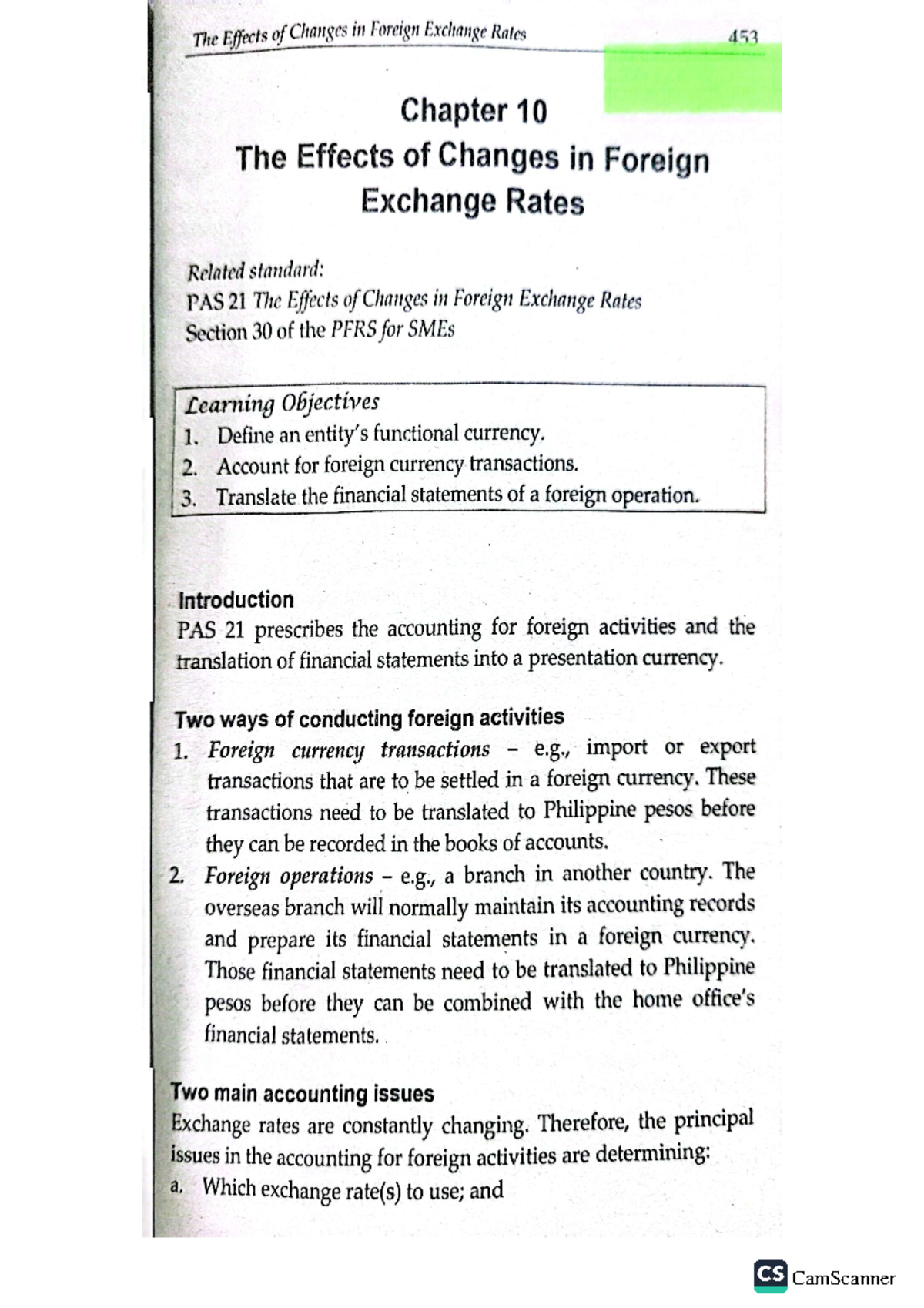 C10-Foreign Exchange Rates - The Effects of Changes in Foreign Exchange ...
