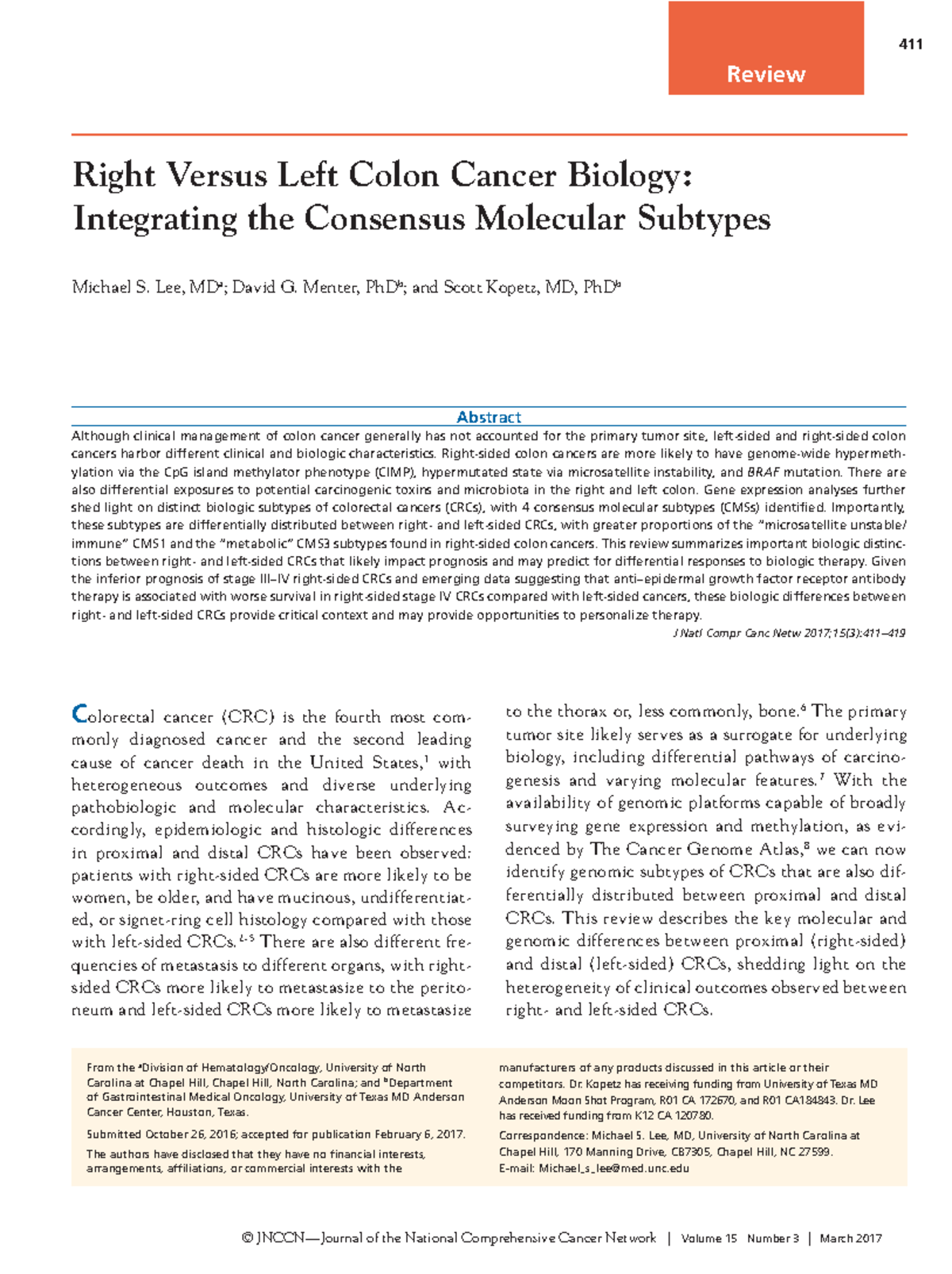 [15401413 - Journal of the National Comprehensive Cancer Network] Right ...