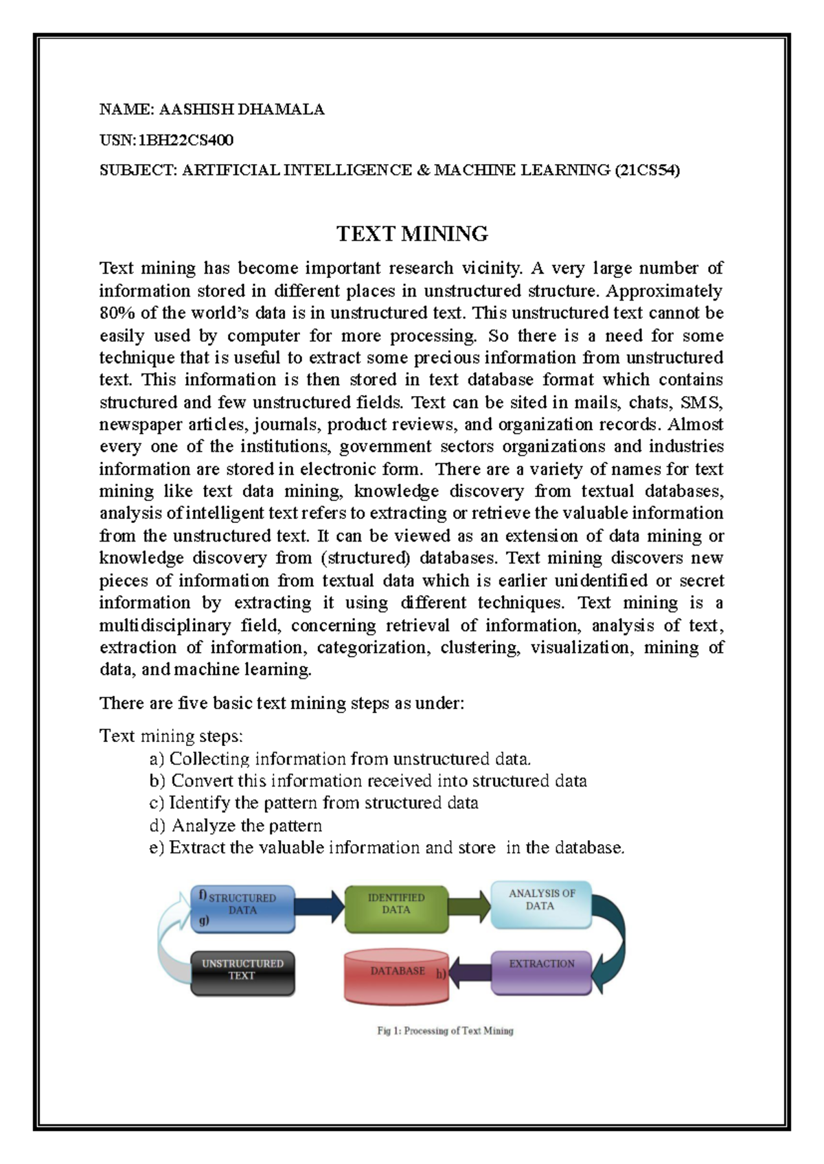 AIML - AIML - NAME: AASHISH DHAMALA USN:1BH22CS SUBJECT: ARTIFICIAL ...