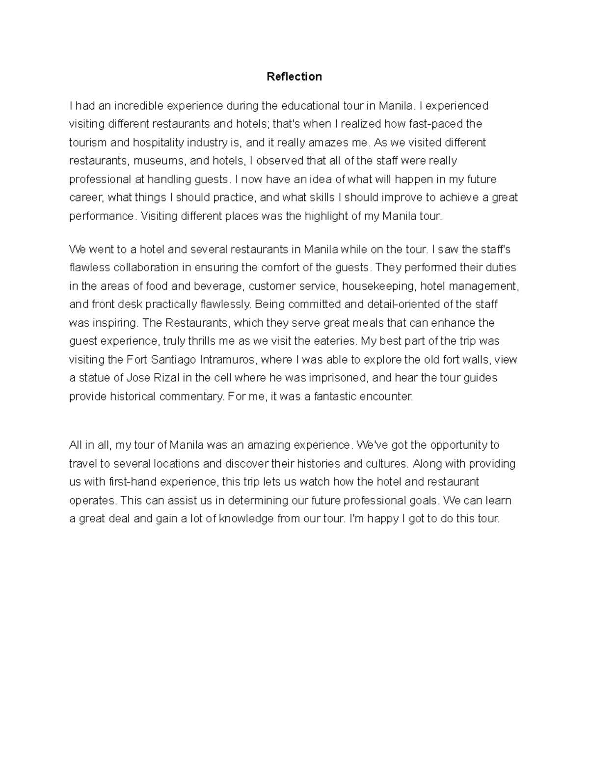 Inbound 9105506988977239239 - Reflection I had an incredible experience ...