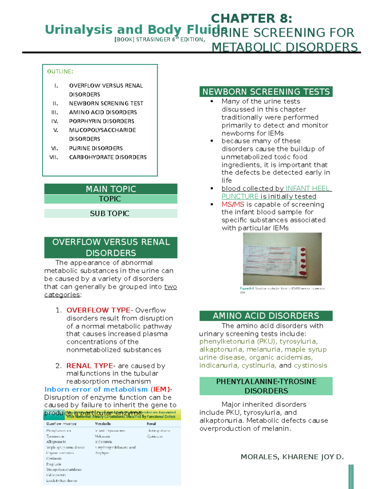 AUBF Reviewer 2 - NONE - Urinalysis and Body Fluids MAIN TOPIC TOPIC ...