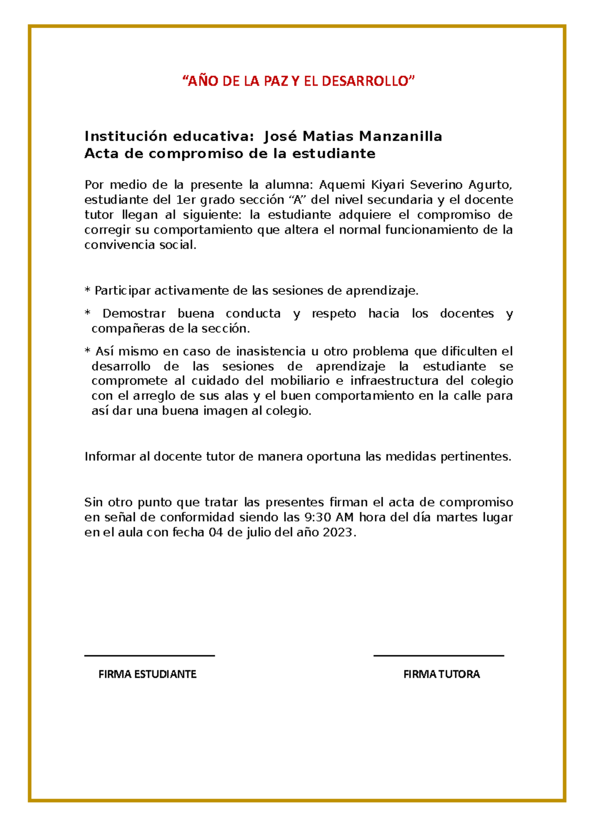 Mal Comportamiento De Las Escuelas Secundarias