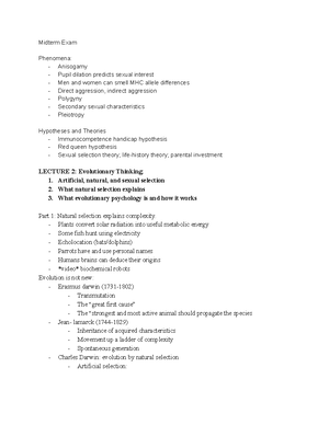 Class 2 - Communication Selfish gene: un gen q hace que determinados ...