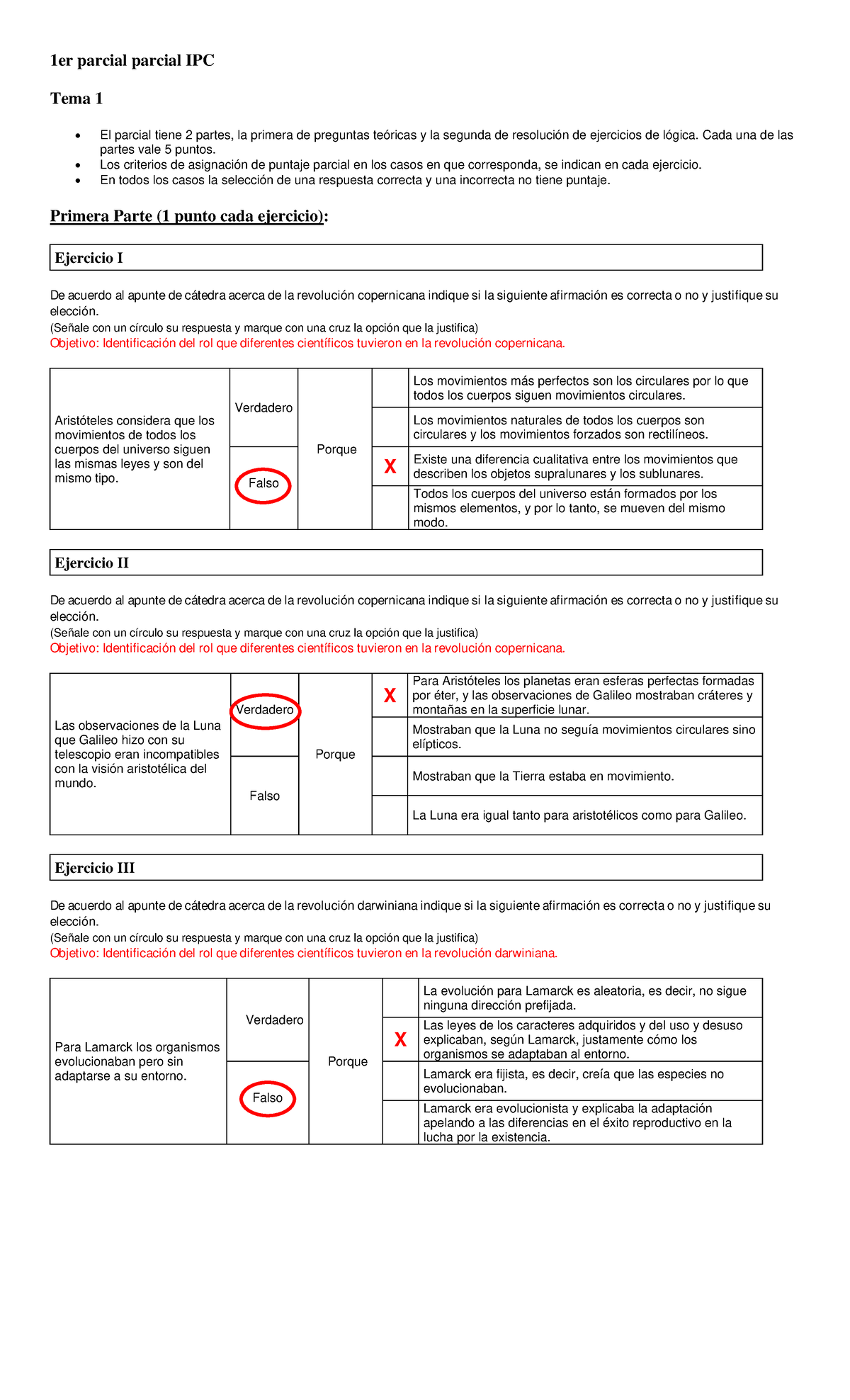Modelo de primer parcial IPC (resuelto) - 1er parcial parcial IPC Tema 1 El parcial tiene 2 ...