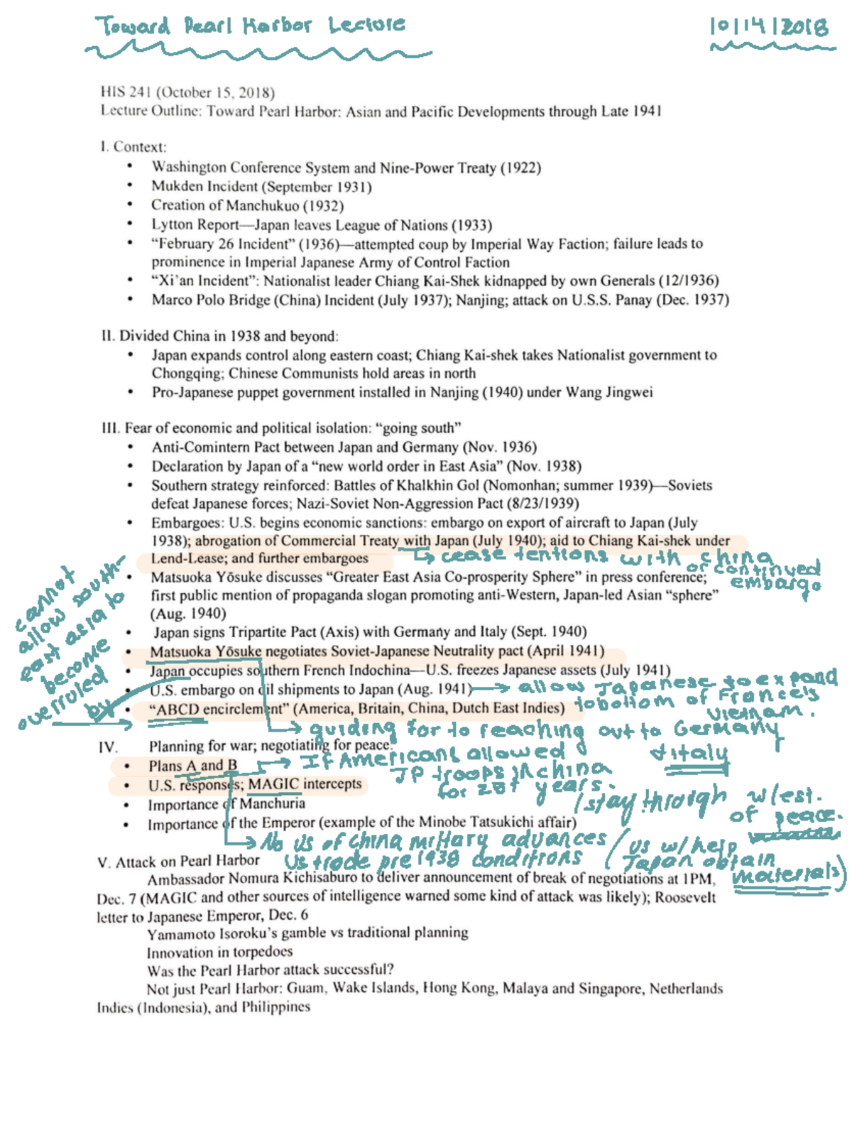 Lecture 5 (Toward Pearl Harbor) - Warning: Error during font loading: XMLHttpRequest is not ...