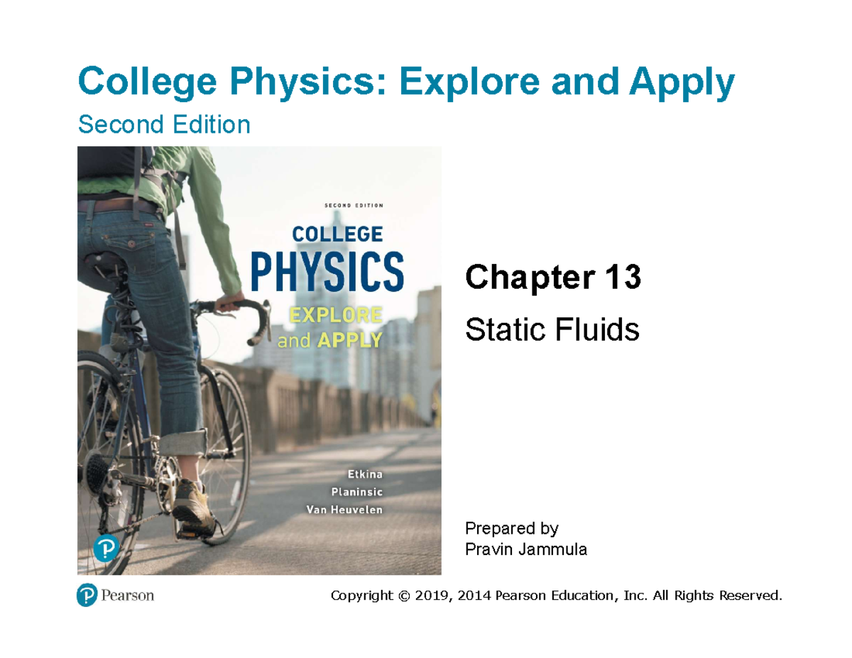 CH13 Static FLuids Additional - College Physics: Explore and Apply ...